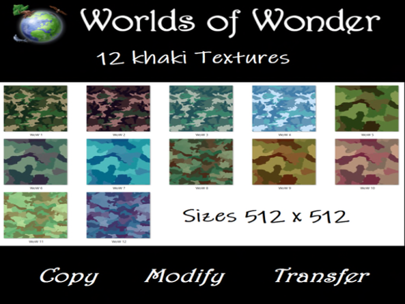 WoW 12 Khaki Textures | Kitely