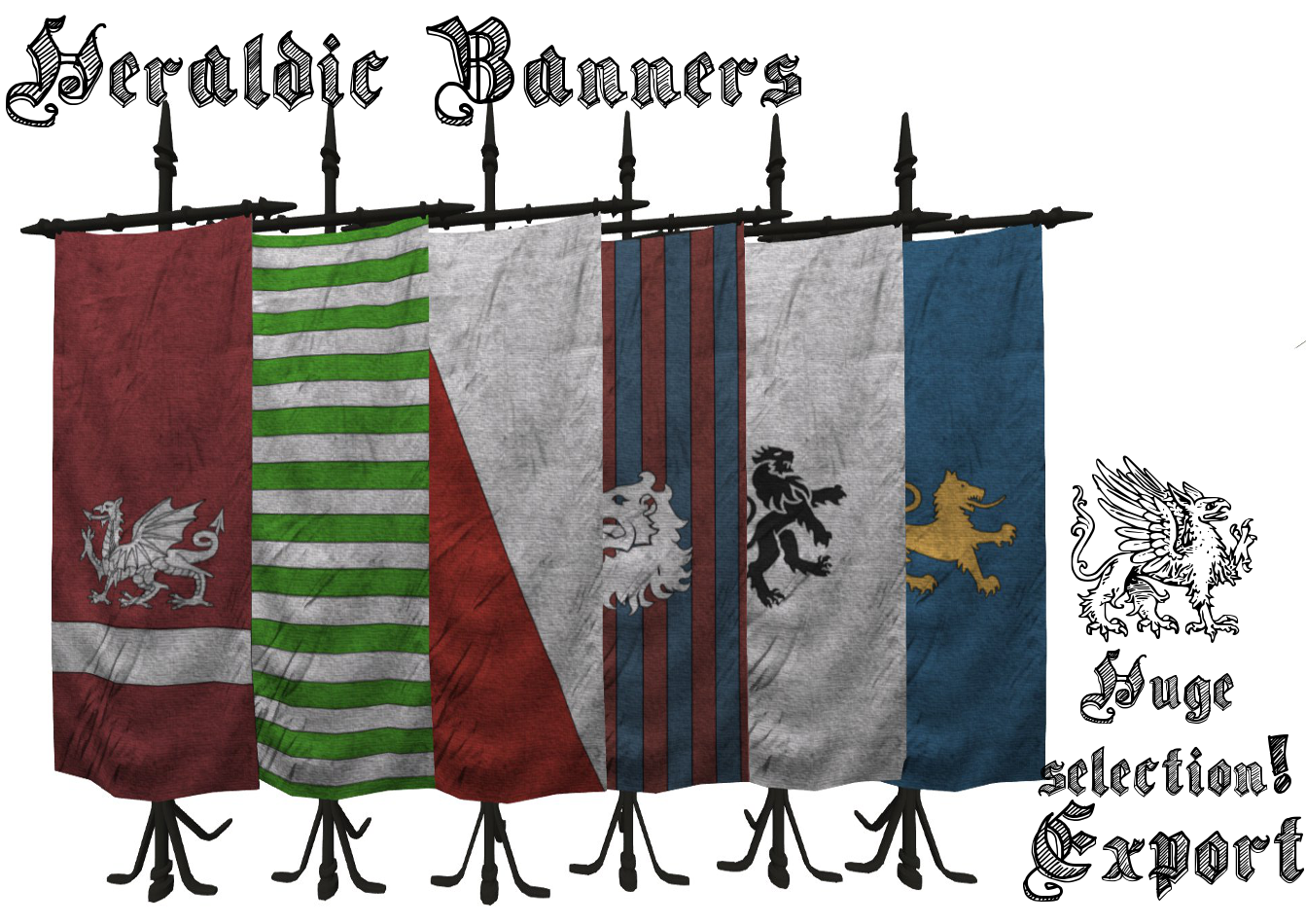 Worlds End - Medieval Heraldic Banners | Kitely