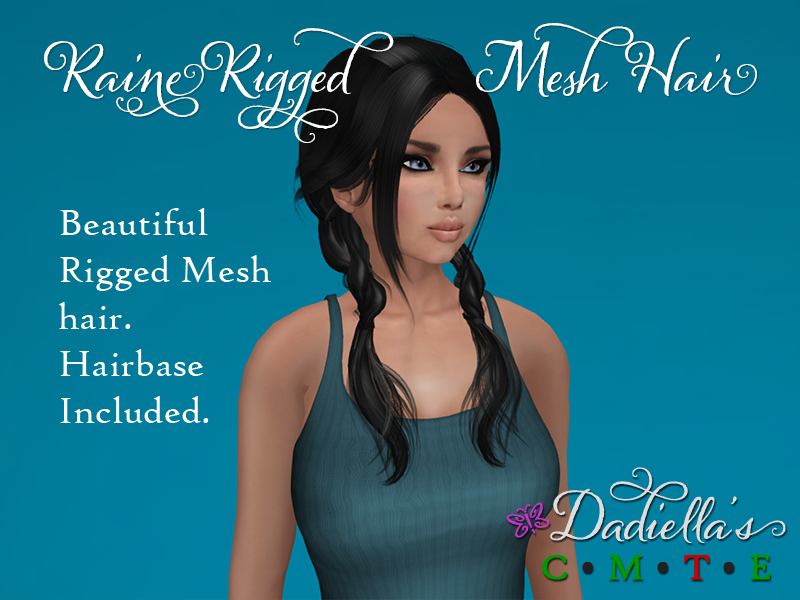 Raine Rigged Mesh Hair | Kitely