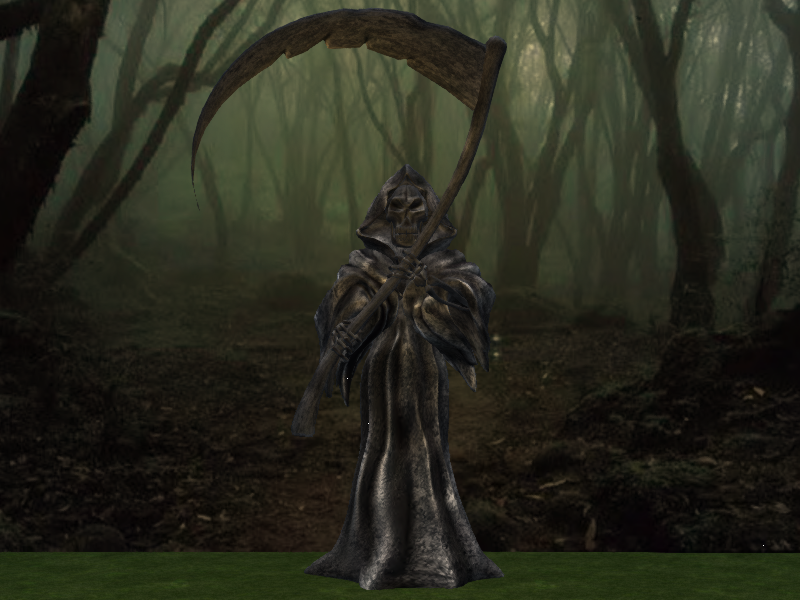 Crown Jewel's Grim Reaper Statue | Kitely