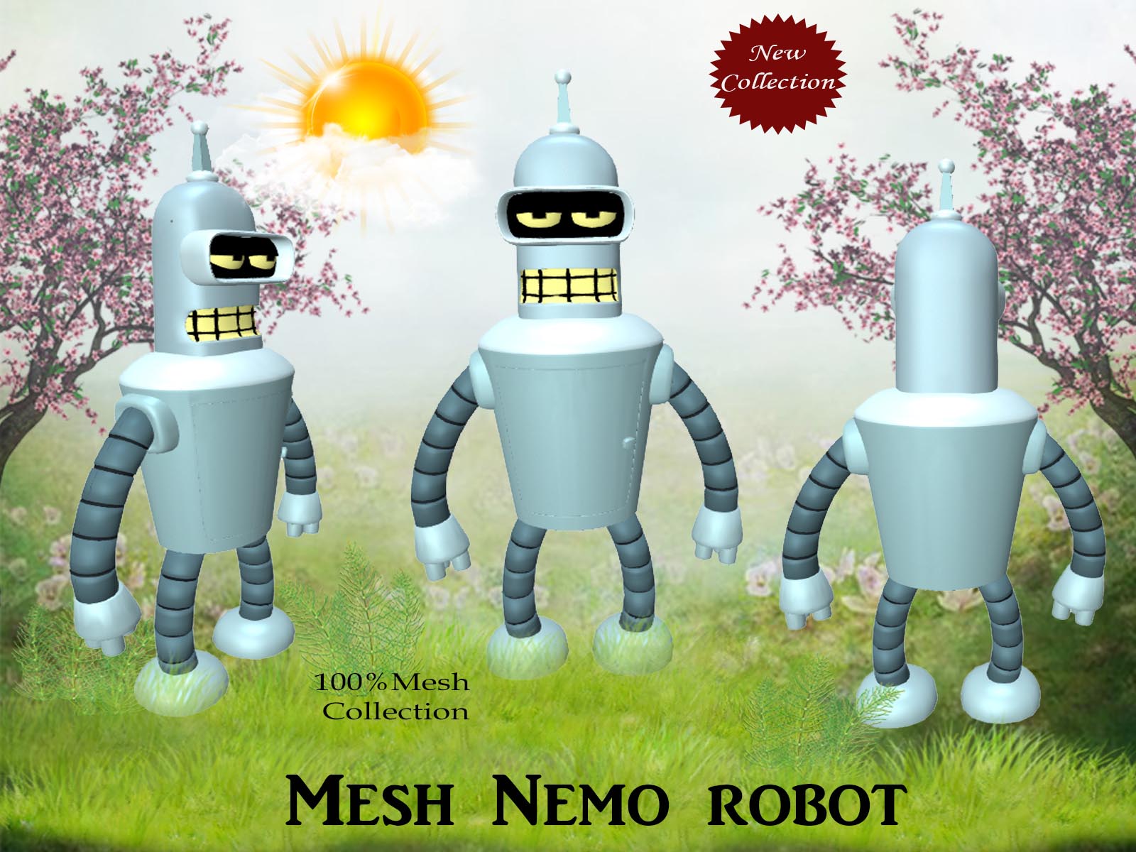 Mesh Nemo robot | Kitely