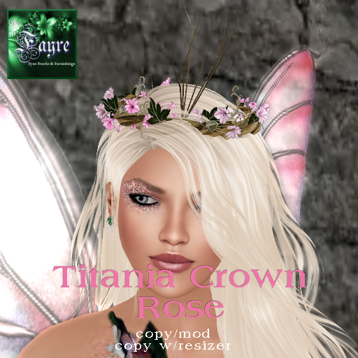 CF Titania Morning Glory Faerie Crowns in 5 Colors (fantasy) | Kitely