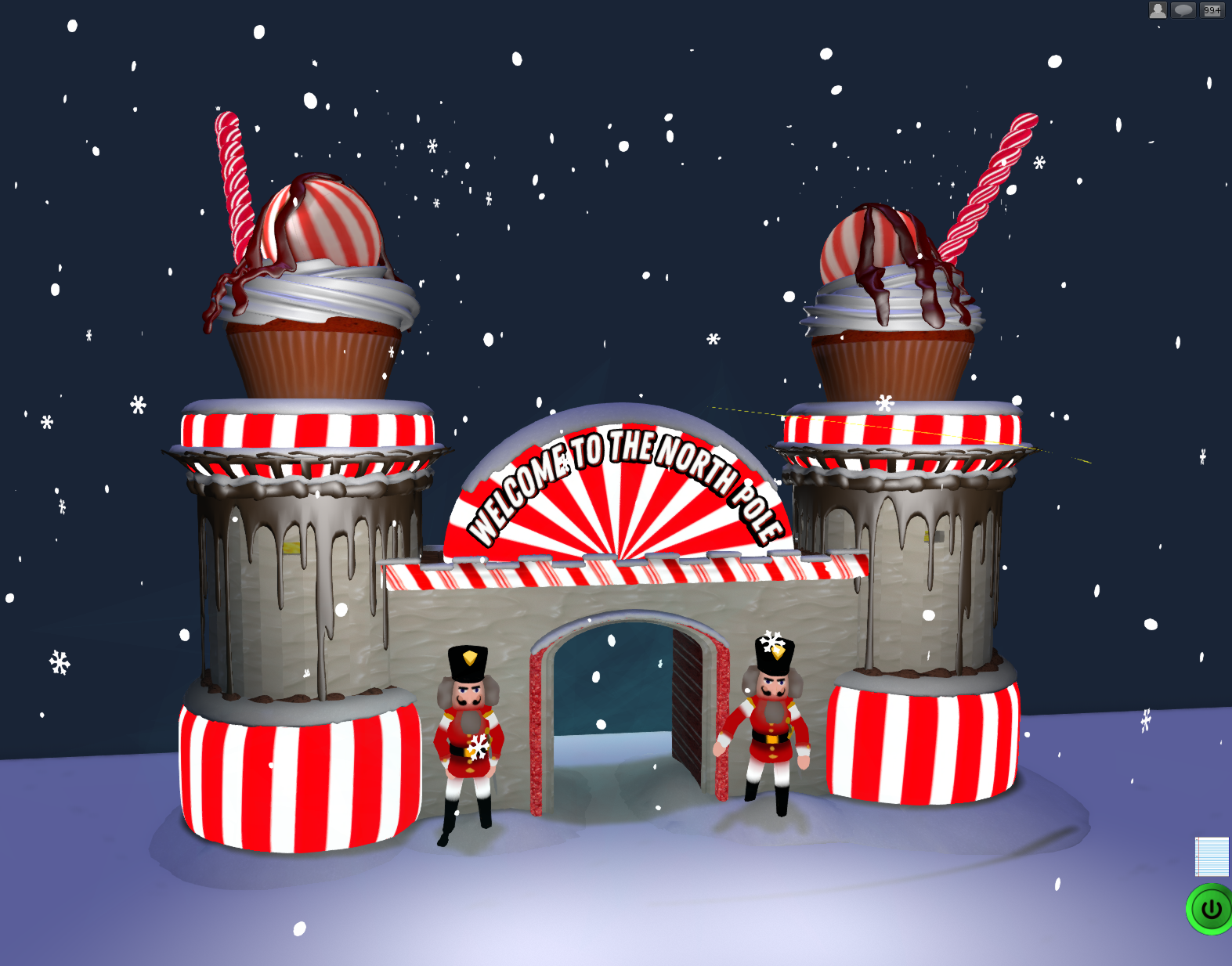 VIRTUAL VIGNETTE NORTH POLE ENTRANCE | Kitely