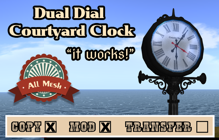 Courtyard Clock | Kitely