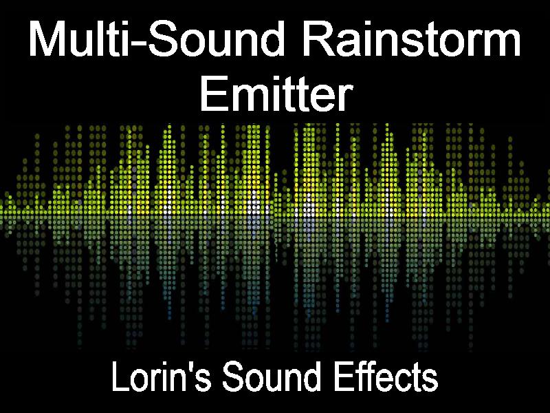 Thunderstorm Sound Emitter-MultiSound | Kitely