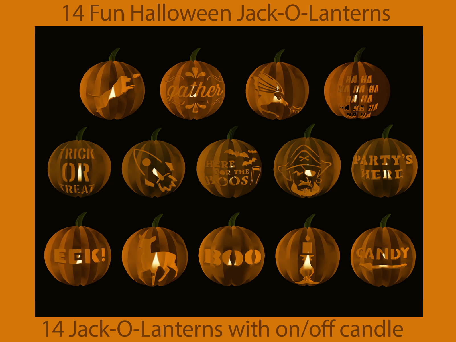 14 Fun Halloween Jack-O-Lanterns | Kitely
