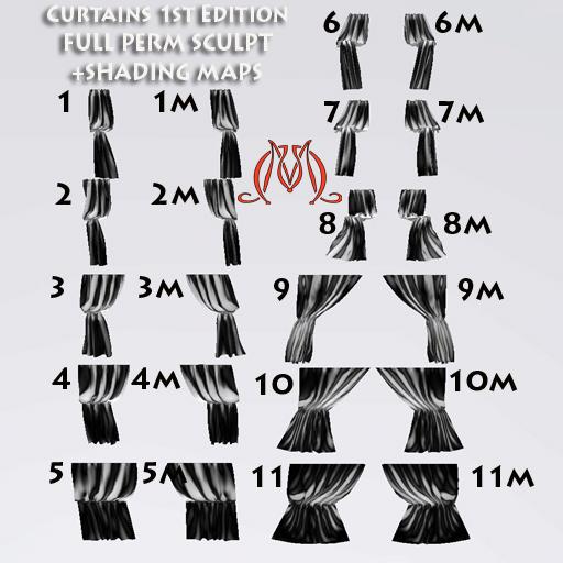 Curtains FULL PERM SCULPT+SHADEMAPS | Kitely