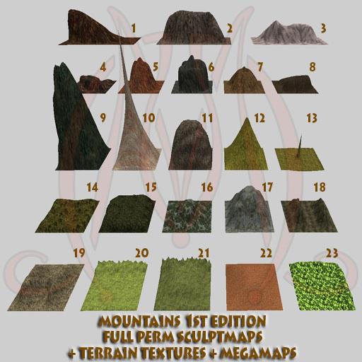 Mountains FULL PERM SCULPTMAPS | Kitely