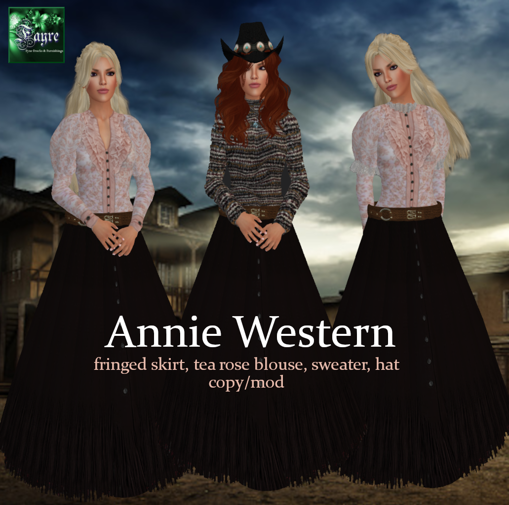 WESTERN - Annie Outfit in 3 Colors | Kitely
