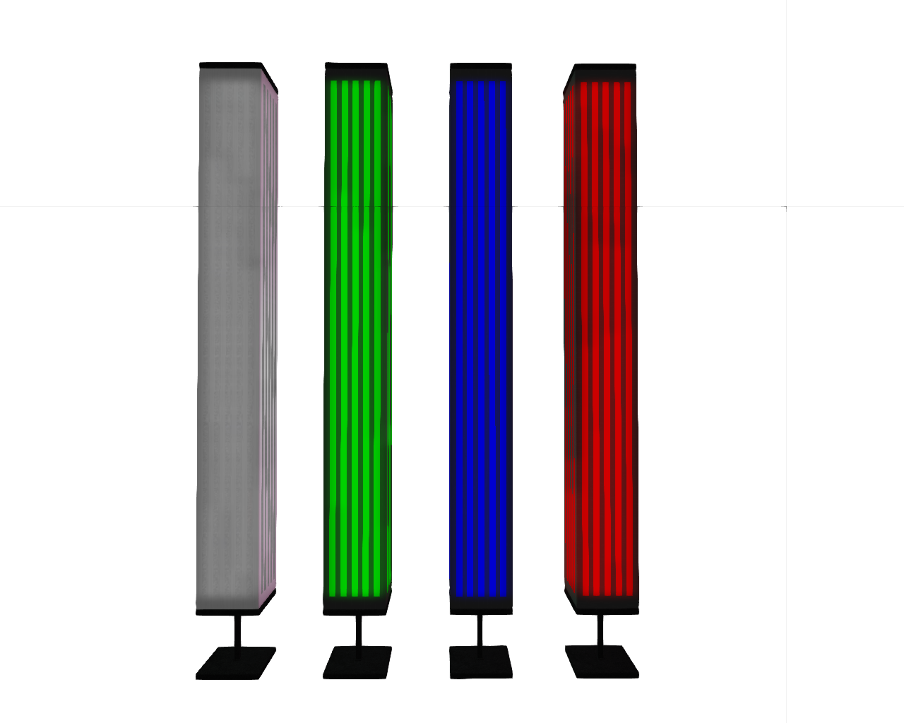 Standing light tubes | Kitely