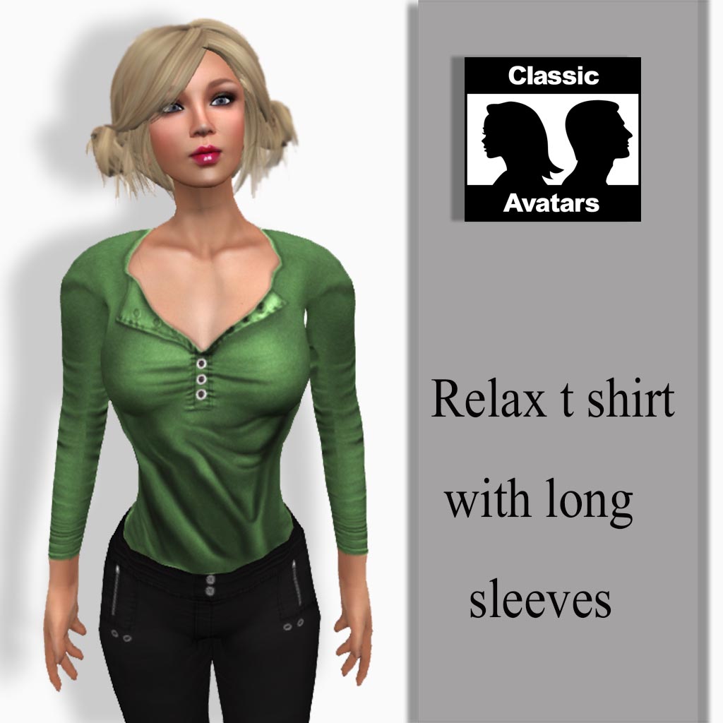 Relax t shirt with long sleeves | Kitely