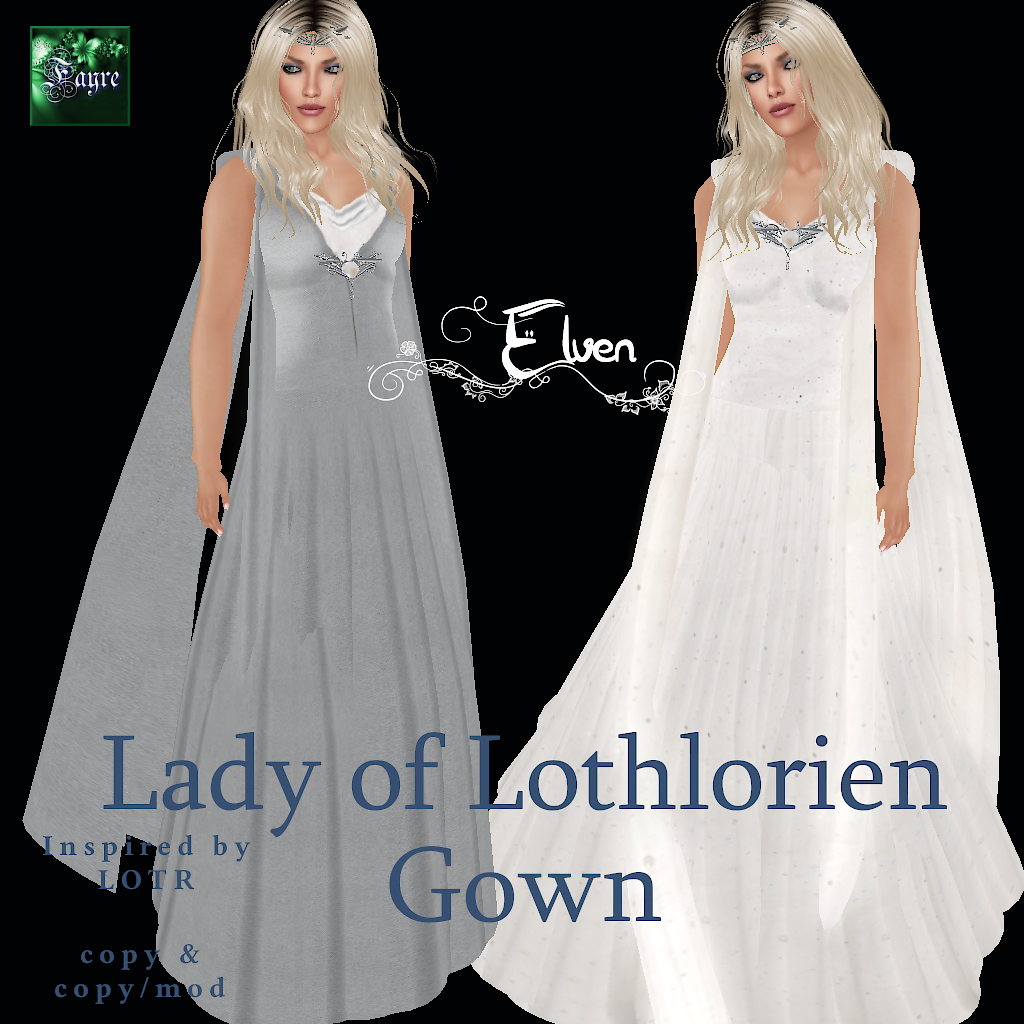 CF Elven Lady of Lothlorien Gown | Kitely