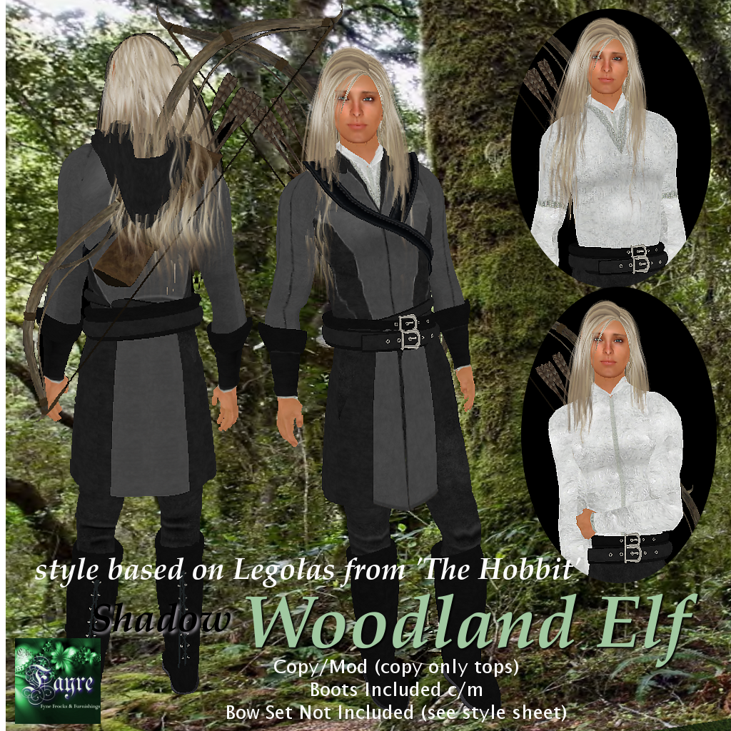 CF Woodland Elf / Elven in 4 Colors | Kitely