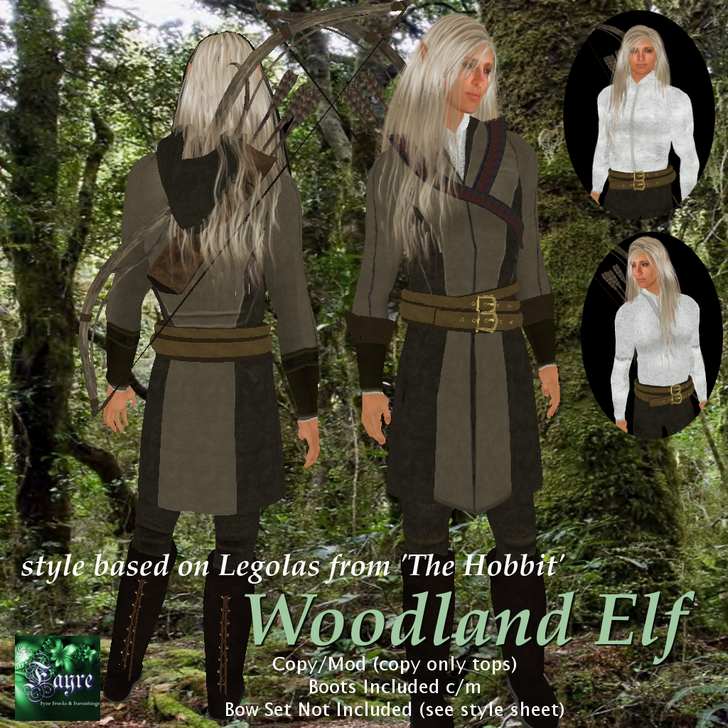 CF Woodland Elf / Elven in 4 Colors | Kitely