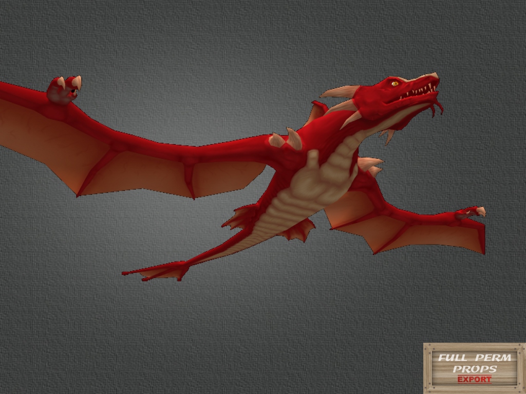 Full Perm Red Dragon (unscripted) | Kitely