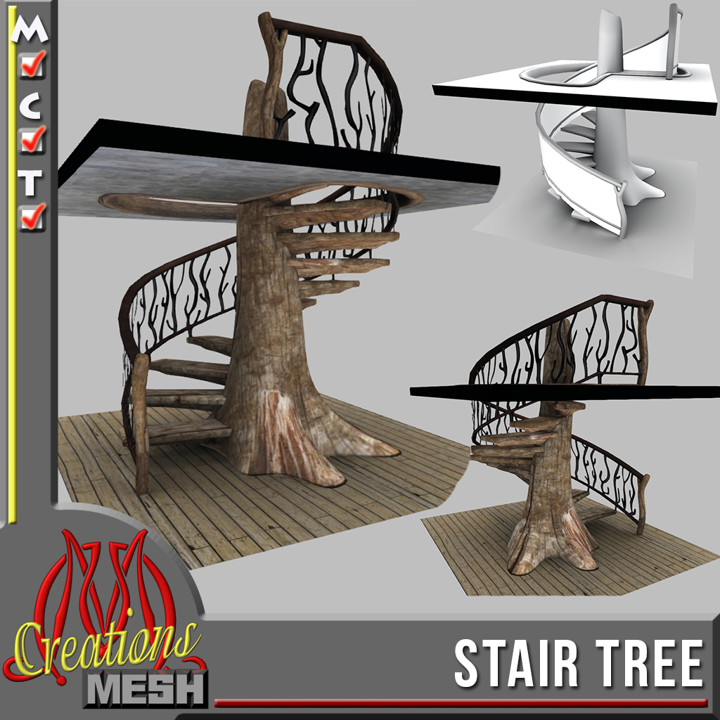 Stair Tree FULL PERM MESH | Kitely