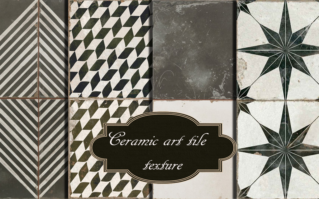 Deco' Ceramic Art Tile texture (seamless) | Kitely