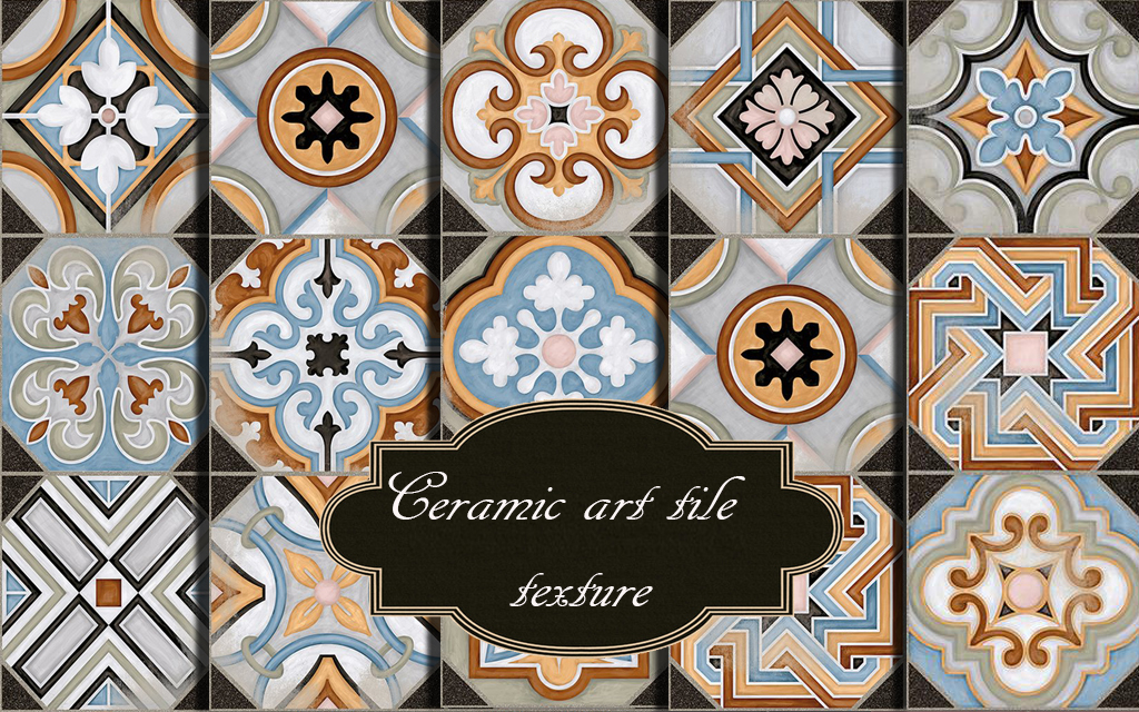 Tuscany art tile texture (seamless) | Kitely