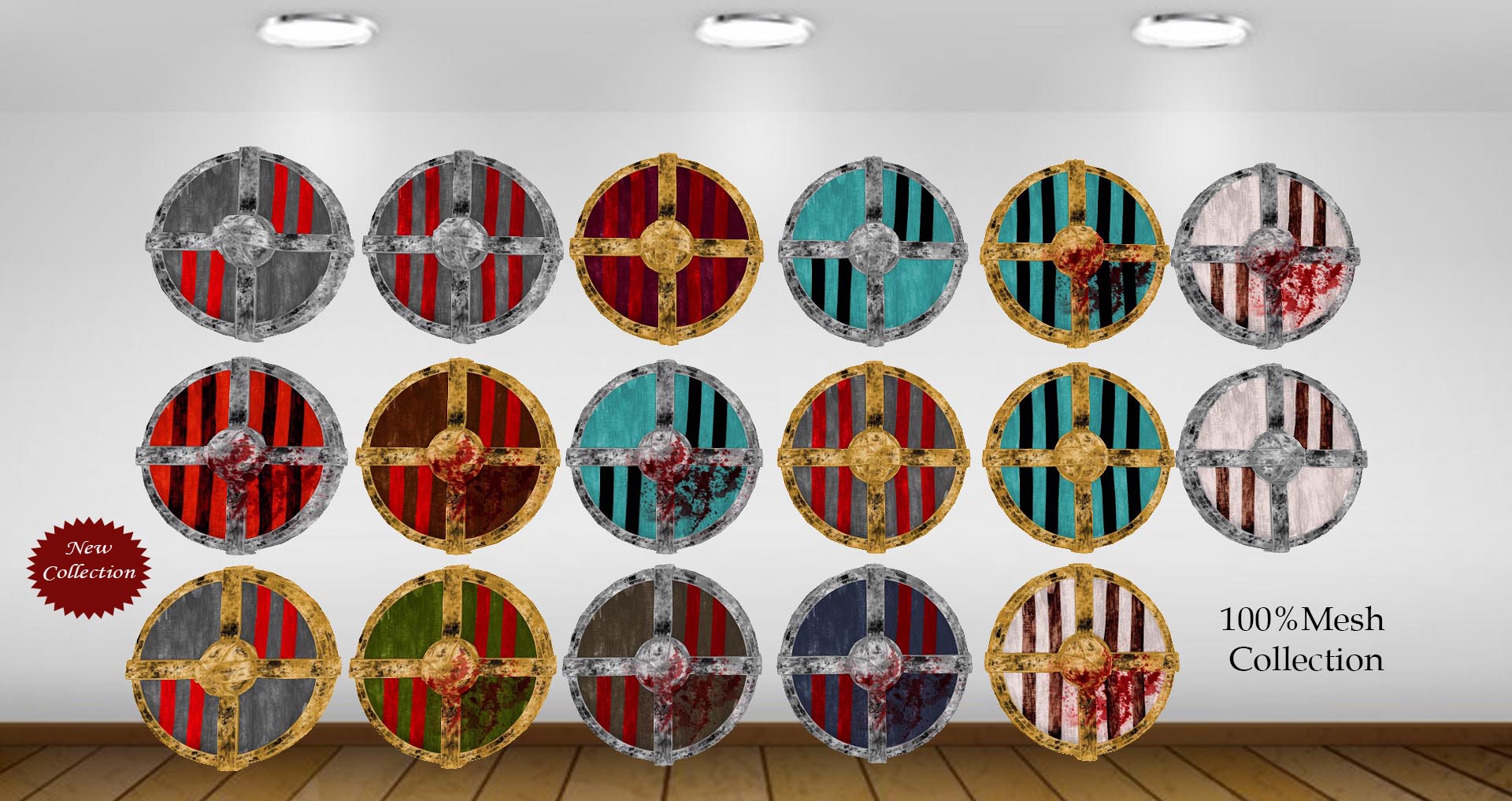 Mesh shield barbarian | Kitely