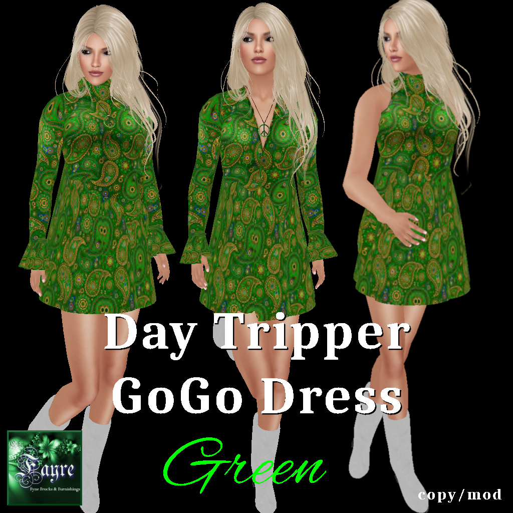1960s Day Tripper GoGo Mini Dress & Boots in 6 Colors | Kitely