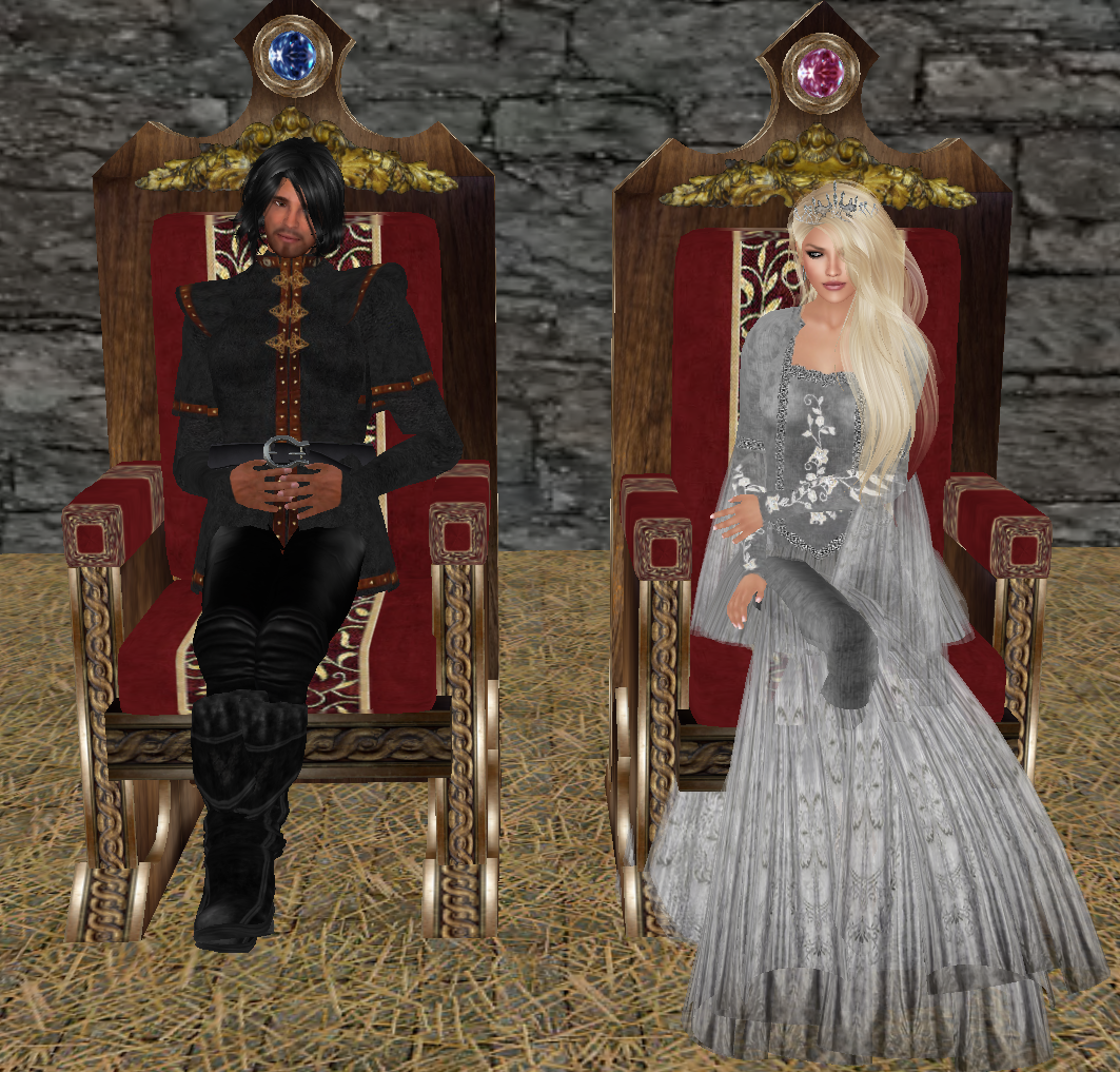 CF Medieval King & Queen Thrones in 4 Colors | Kitely