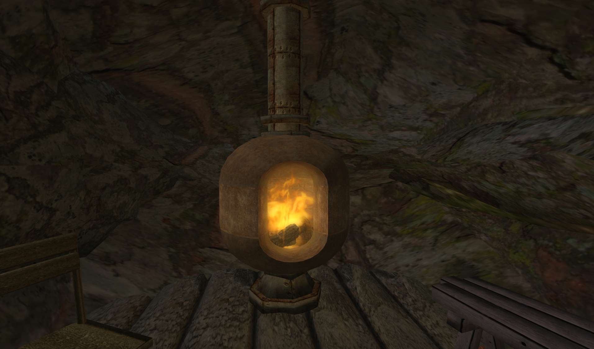 Transgenia Small Steampunk Fireplace | Kitely