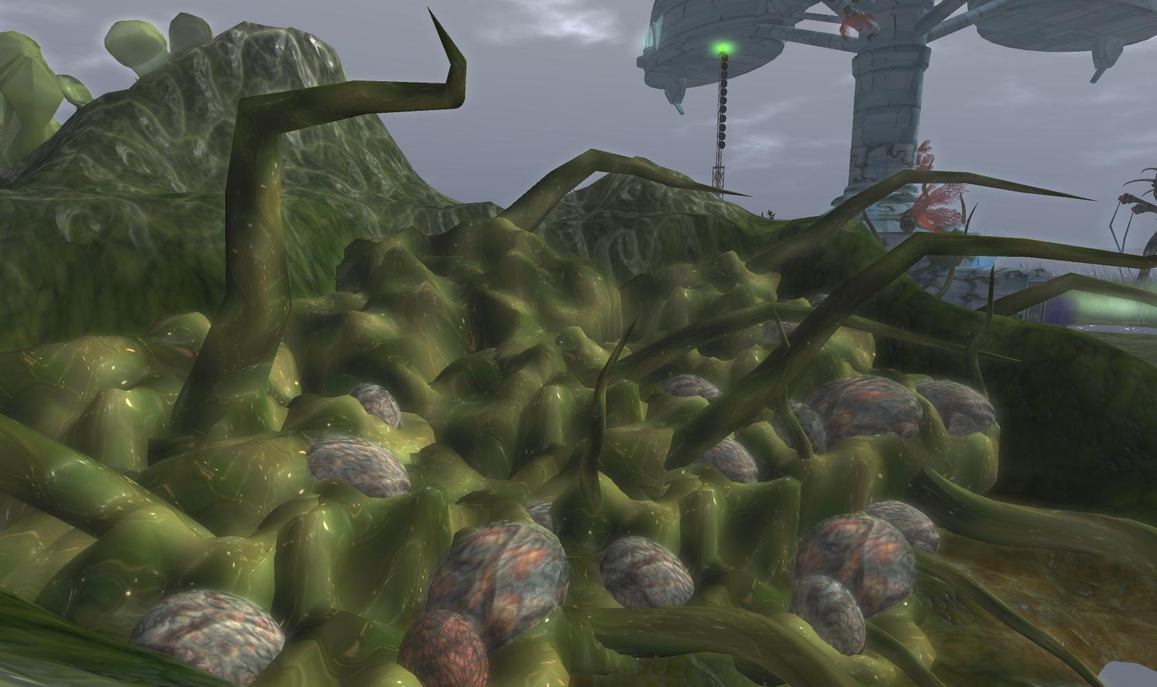 Large Alien Spore Mass with Tentacles | Kitely