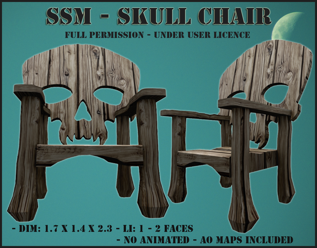 SSM - Skull Chair | Kitely