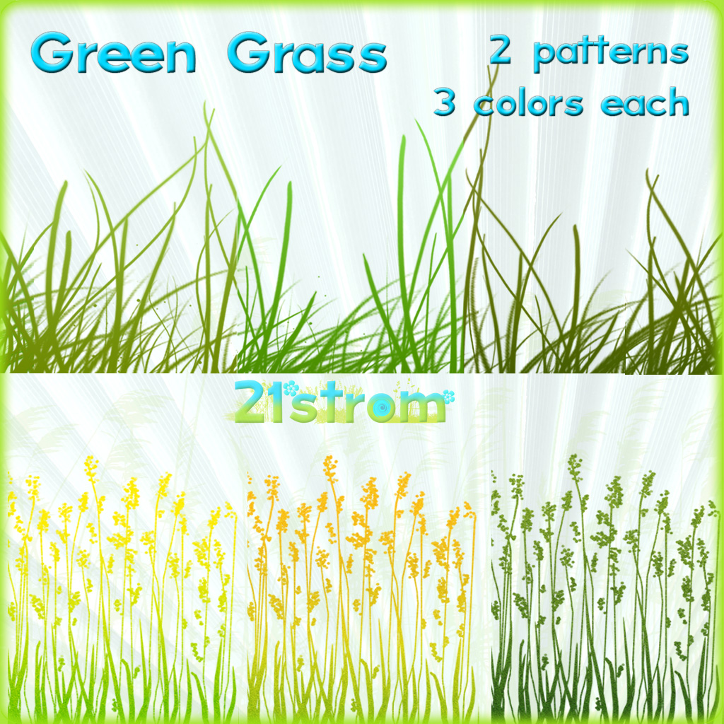 21strom Green Grass Basic - sculpted grass field | Kitely