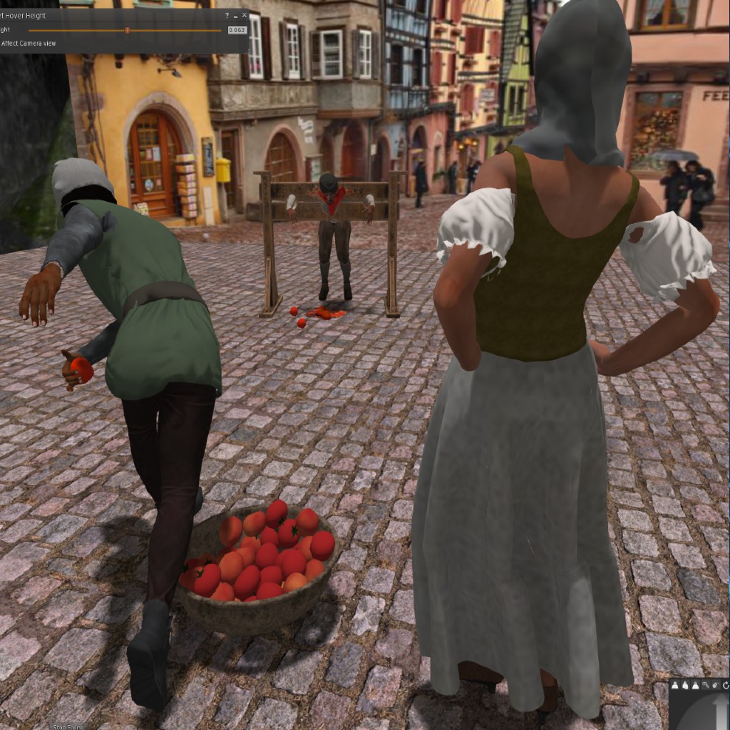 VIRTUAL VIGNETTE - MEDIEVAL STOCK MAN AND TOMATO THROWER | Kitely