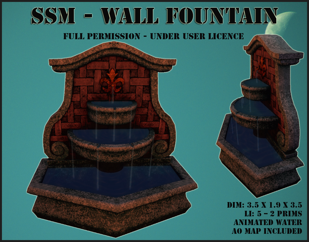 SSM - Wall Fountain | Kitely
