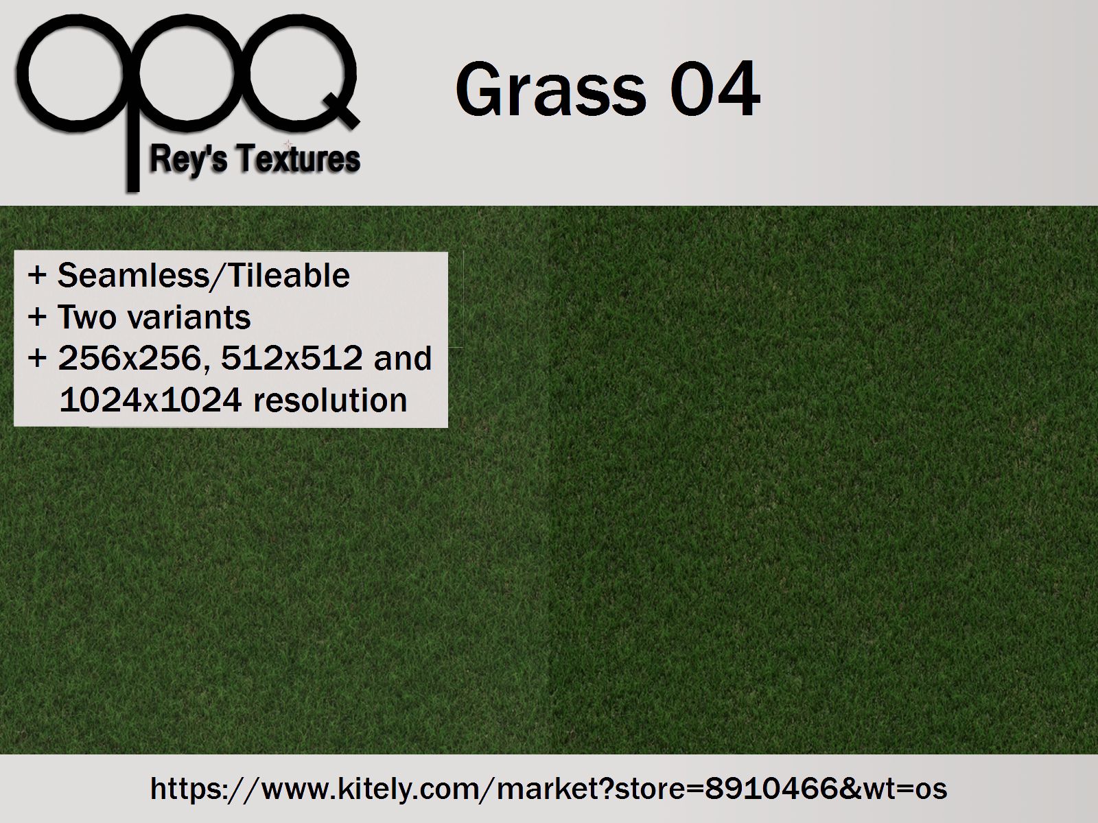 Smooth grass texture - Rey's Grass 04 | Kitely