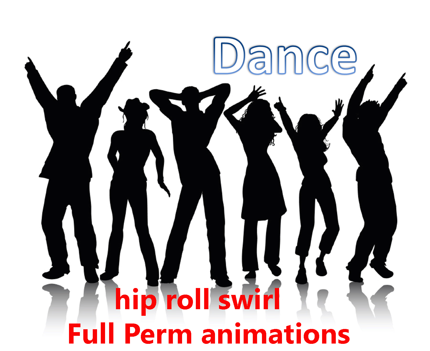 hip roll swirl dance full perm animation | Kitely