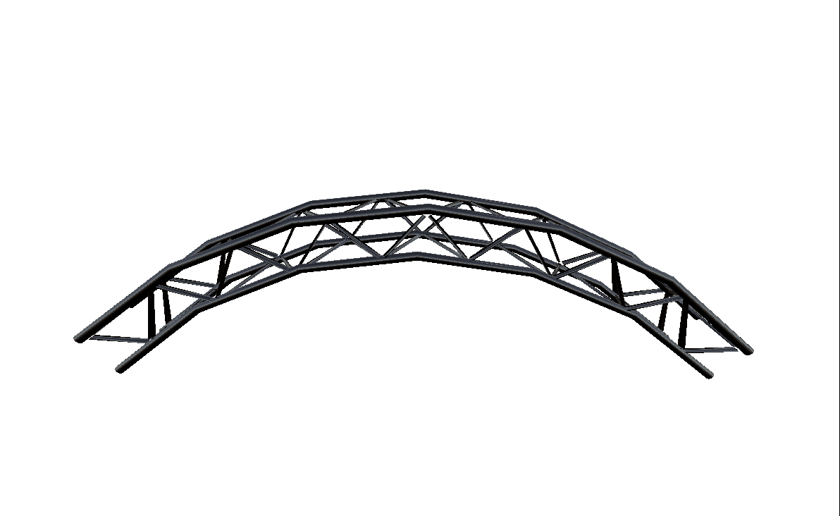 Structural Space Frame Girder -Arched- Many Uses | Kitely