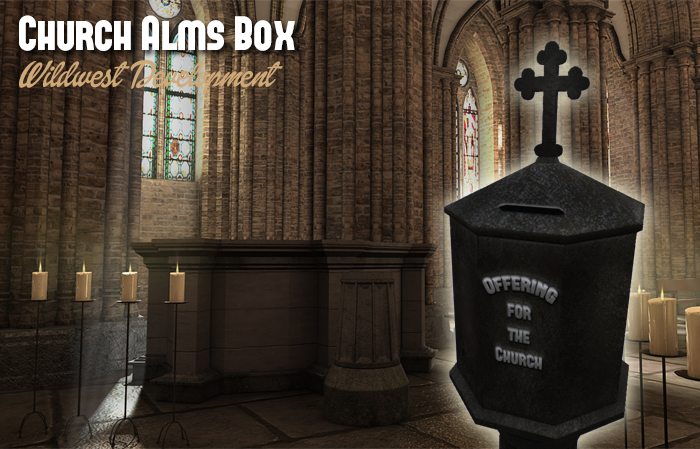 Antique Church Alms Box | Kitely