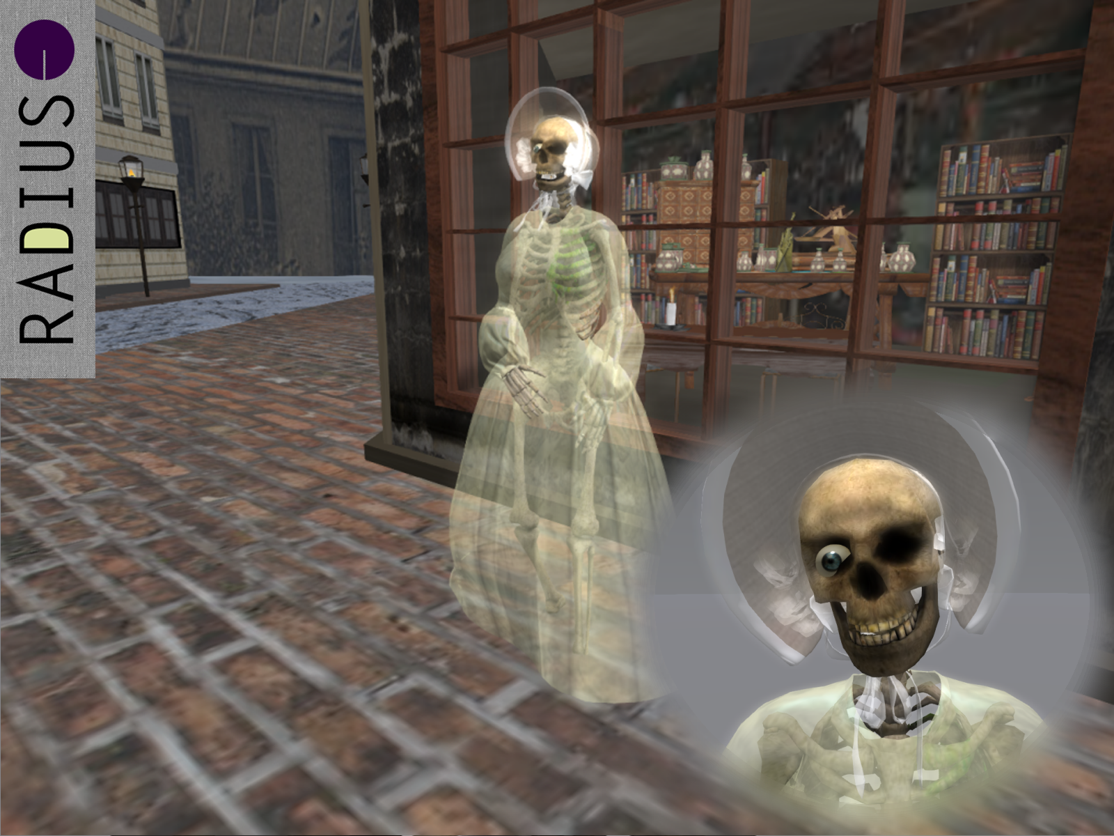 Victorian Lady skeleton | Kitely