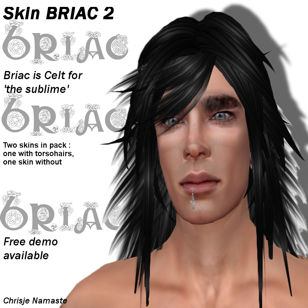 Skins man 'Briac' beautiful, several skins in pack - bom | Kitely