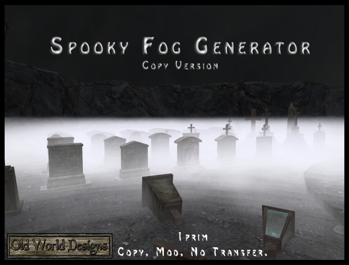 Spooky Fog Generator / Maker - 3 levels of slow moving creepy fog | Kitely