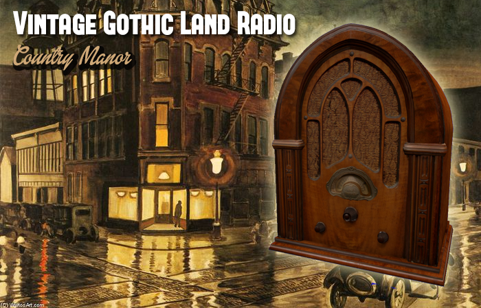 Vintage Gothic Land Radio | Kitely