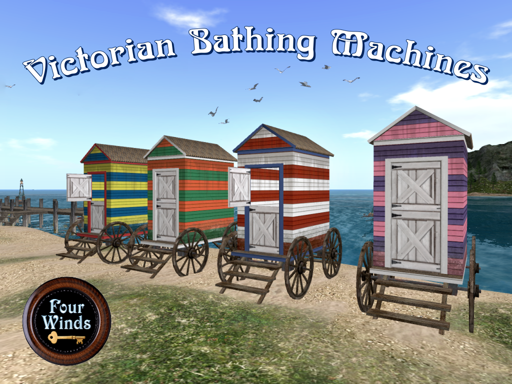 Four Winds - Victorian Bathing Machines Beach Huts | Kitely