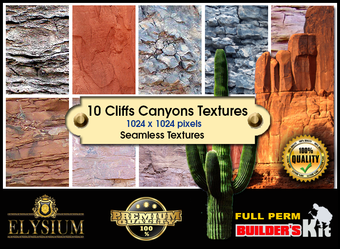 Cliffs Canyons Textures | Kitely