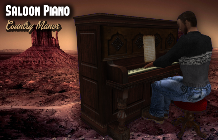 Antique Saloon Upright Piano | Kitely