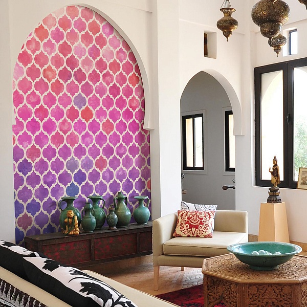 Couture Arabic Style Maroccan Wall texture(Horizontal seamless) | Kitely