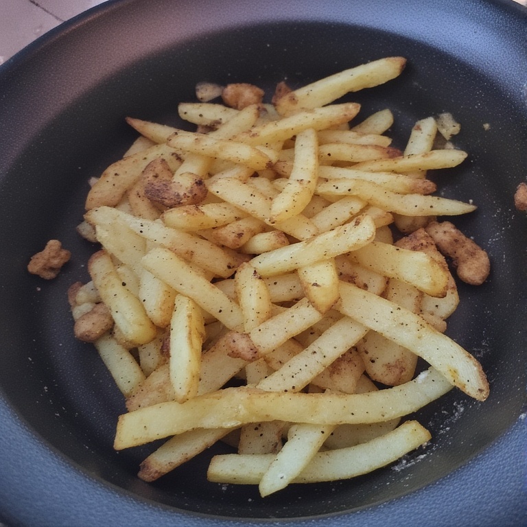 potato fries, vegetarian food in-game | Kitely