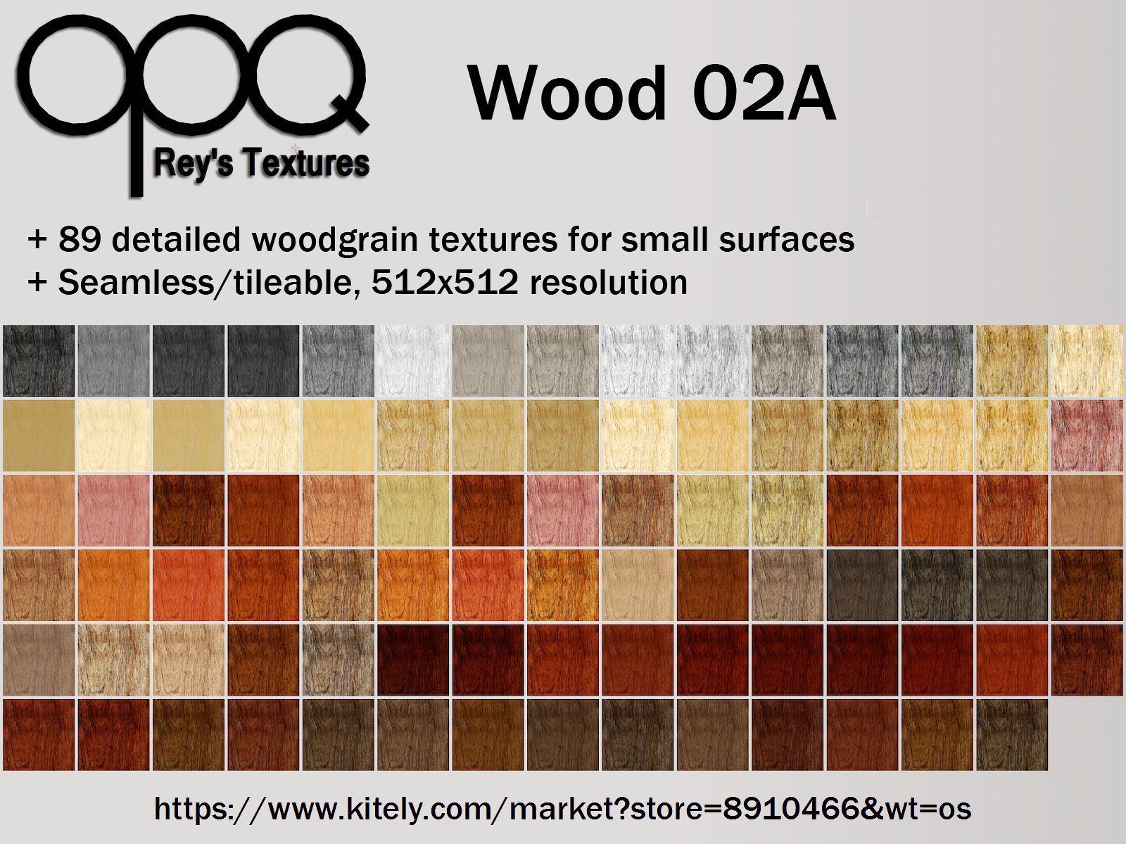 Seamless Small Surface Wood Textures, 89 Variants Complete or in 7 Sets ...