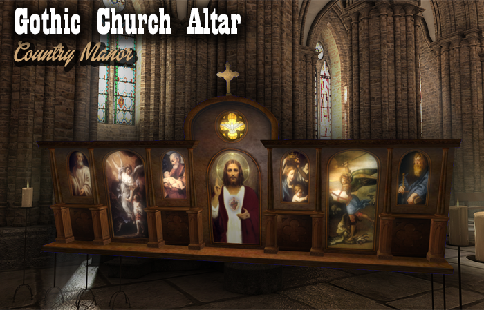 Gothic Church Altar | Kitely