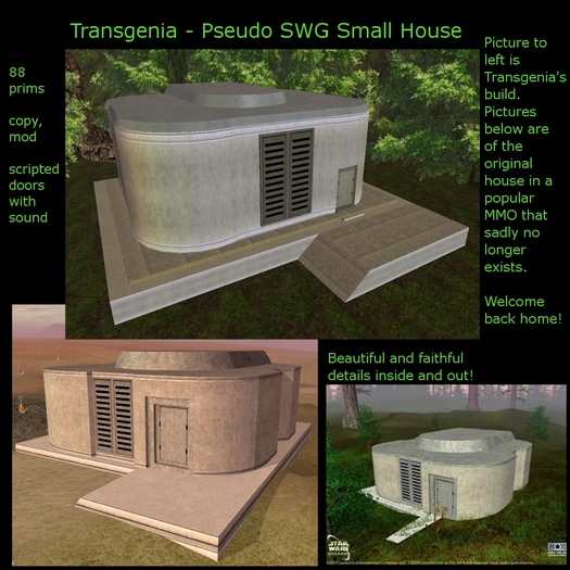 Transgenia SWG Small Generic House | Kitely