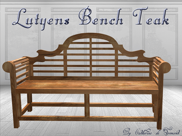 *CdT*Lutyens bench Teak | Kitely