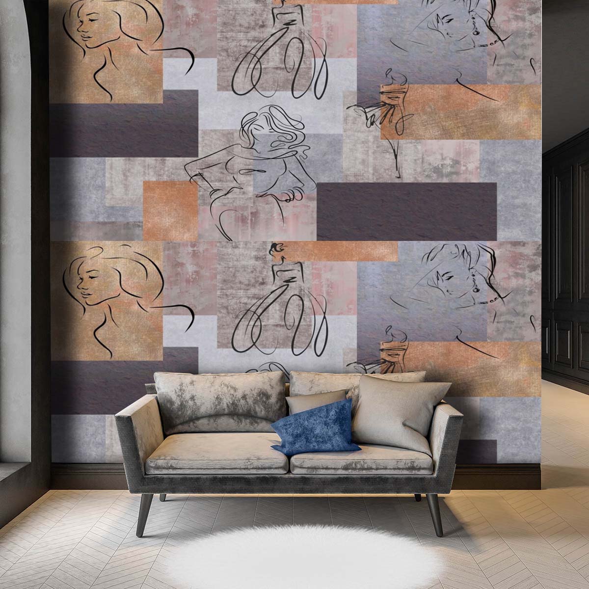 Miss Haute Couture Wall texture (Seamless) | Kitely