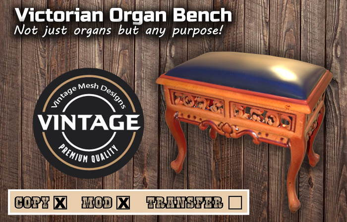 Victorian Organ Bench | Kitely